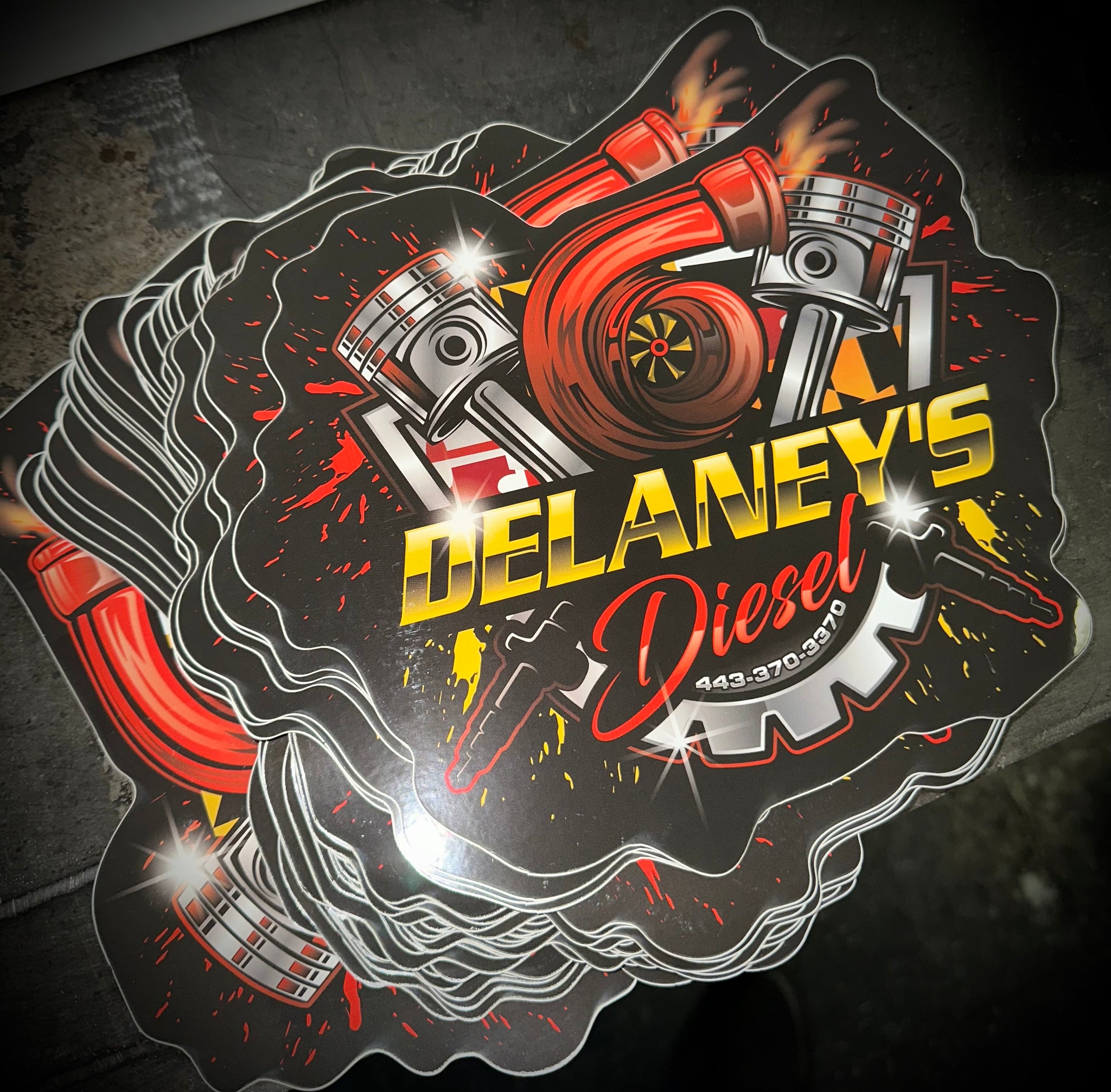 Logo Sticker – Delaney's Diesel